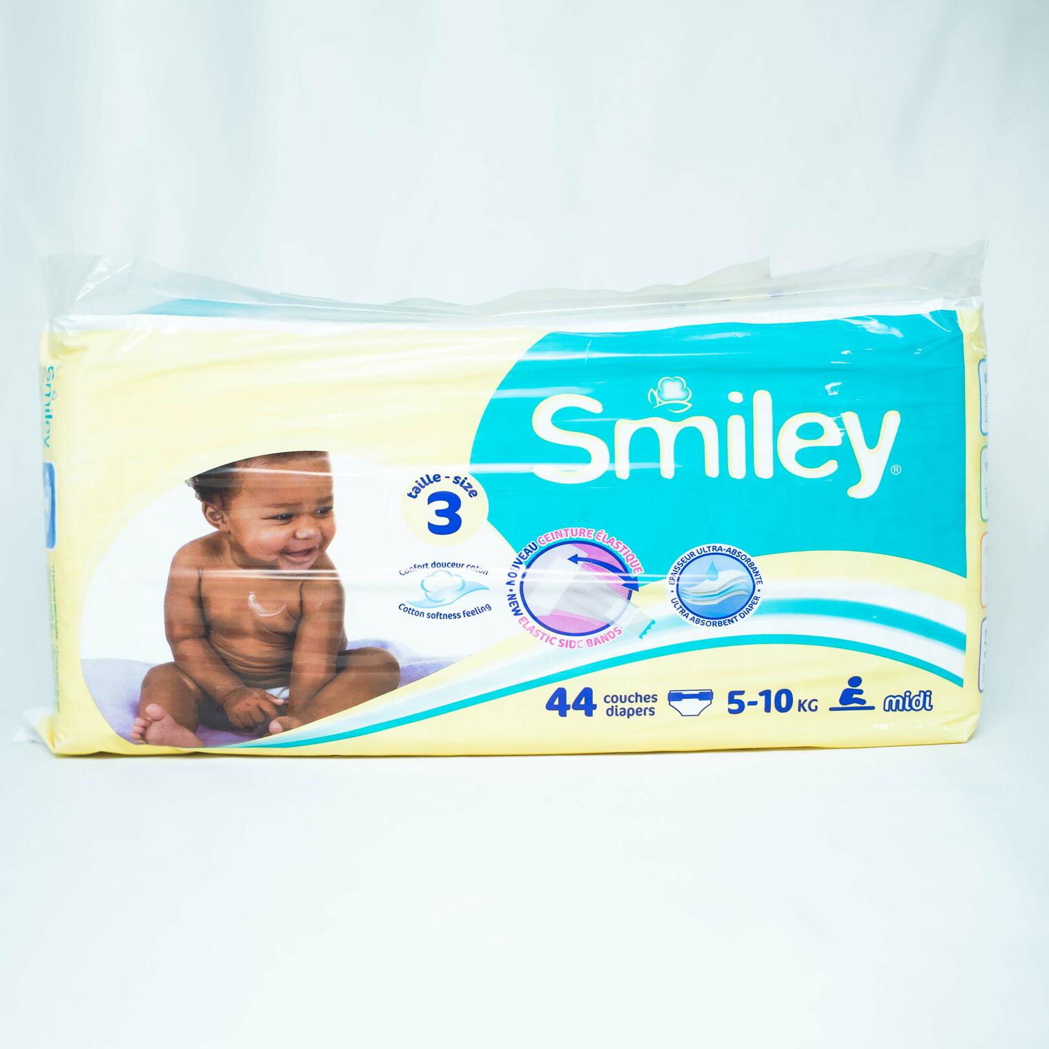 COUCHE BEBE SMILEY JUMBO 5-10 KG | Comercoo
