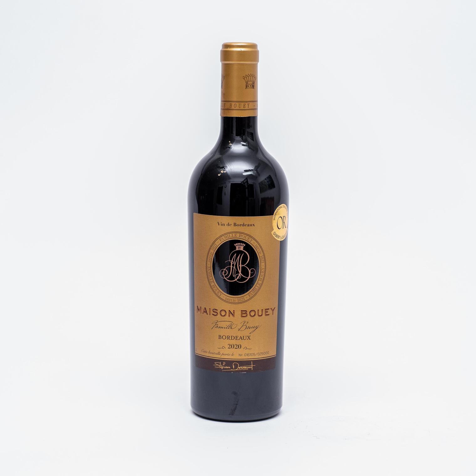 VIN ROUGE MAISON BOUEY 2020 75CL | Comercoo