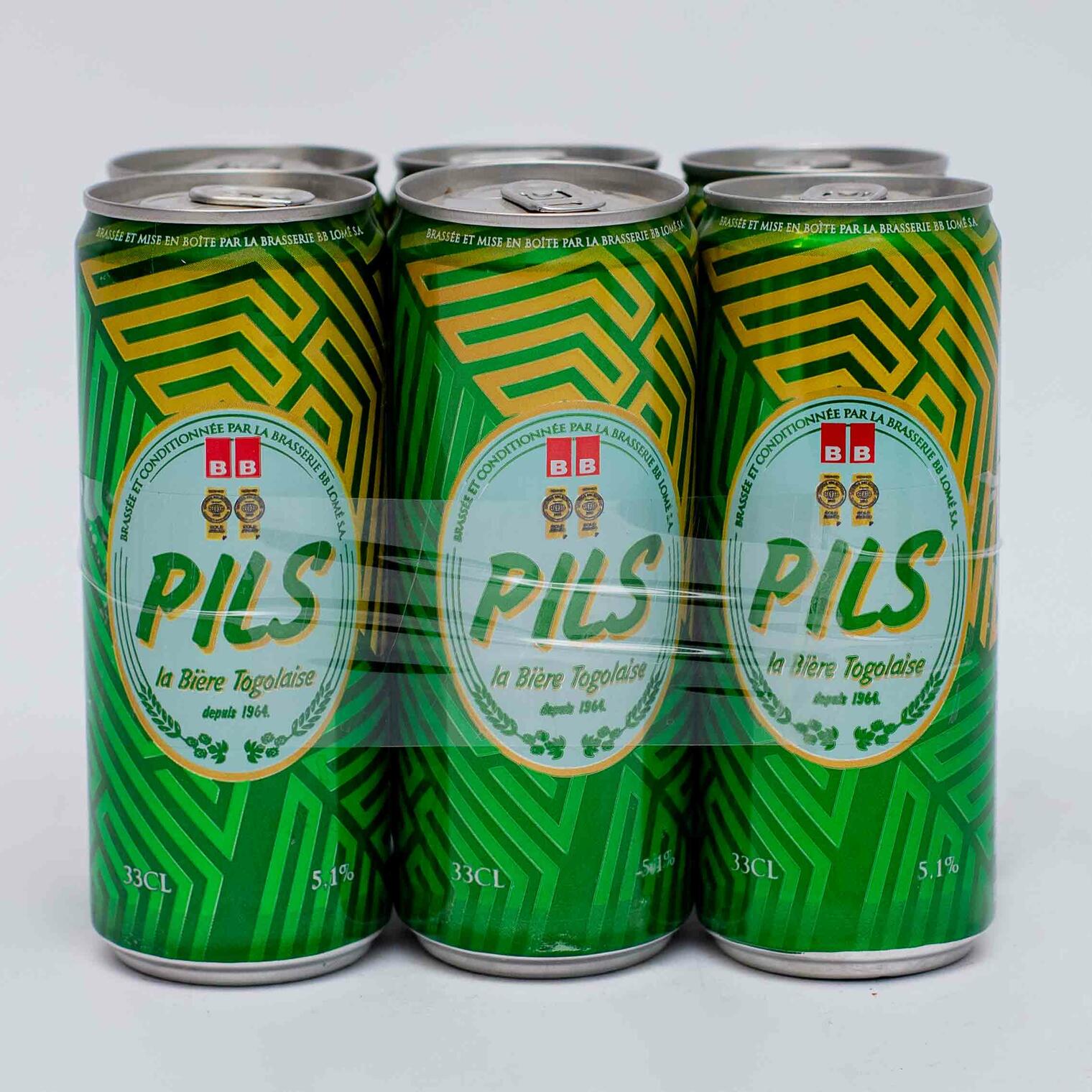 PACK BIERE PILS CANNETTE 33CL X6 | Comercoo