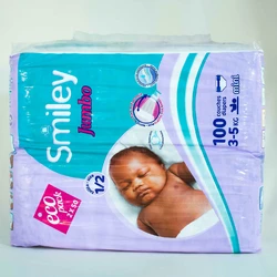 COUCHE BEBE SMILEY JUMBO 3-5KG | Comercoo